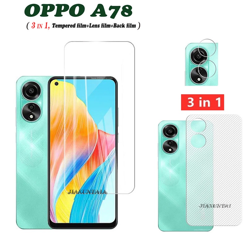 OPPO A78 4G Tempered Glass OPPO A98 A17K A16 A16K A15 A15s A12 A96 A95 ...