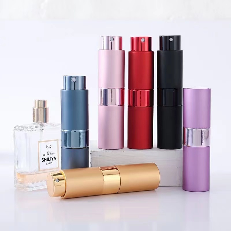 Portable 8ml Aluminium Spray Bottle Mini Refillable Perfume Refillable ...