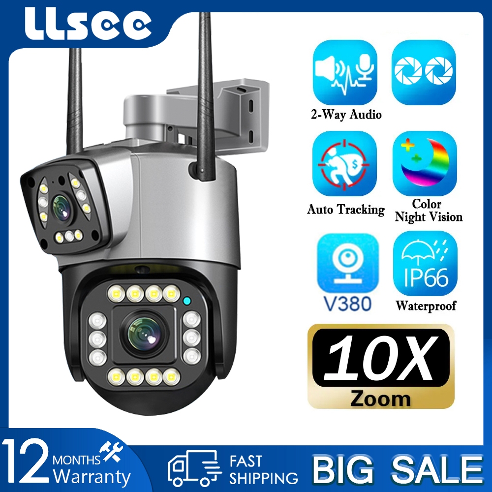 LLSEE V380 Pro/Dual lens wireless CCTV camera WIFI/CCTV outdoor ...