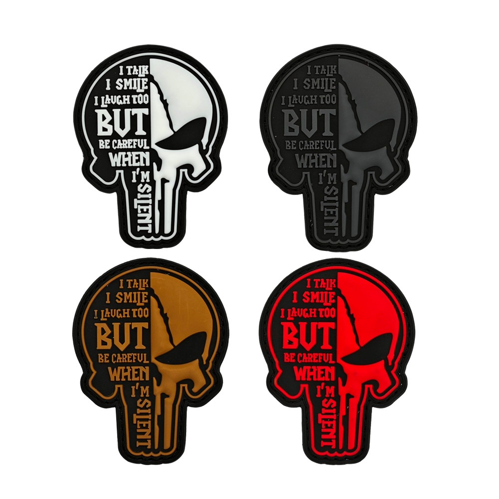 Fun Words PVC Tactical Morale Badge Soft Rubber Patch Velcro with Hook ...