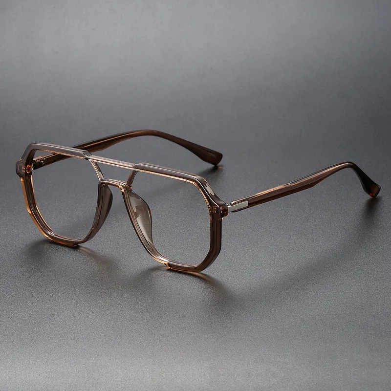 2024 Fashion Large Frame Eyeglasses Retro Artistic Spectacle Frame ...