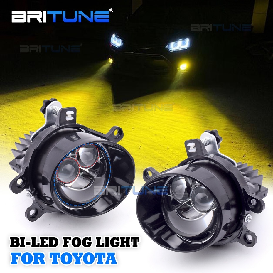 Super Bright Double Hyperboloid Bi LED Fog Light Projector Lens For ...