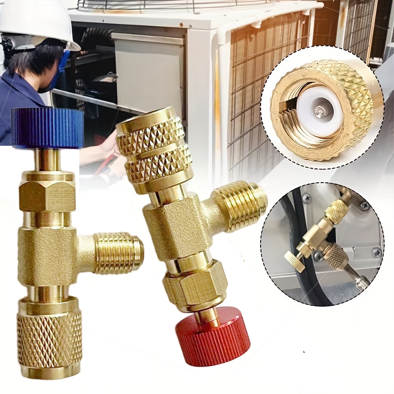 Refrigeration Charging Air Conditioning Adapter For R410A R22 1/4 ...