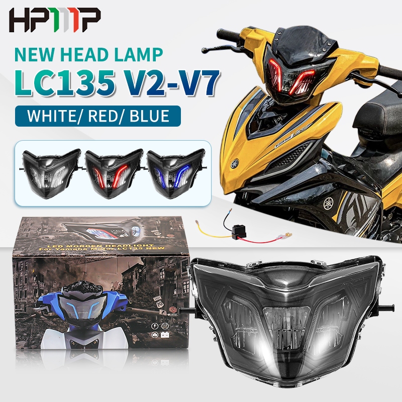 LC135 V2~V7 HEADLAMPU LED LIGHT BAR LAMPU DEPAN PNP HEAD LAMP NEW YAMAHA LC135 V2 V3 V4 V5 V6 V7 ...