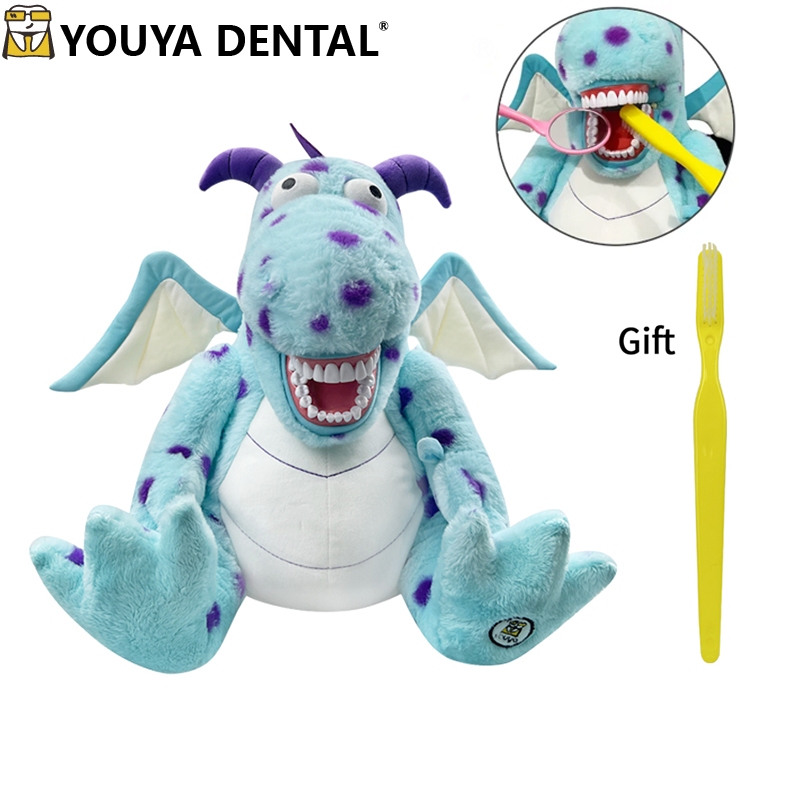 Dental Tooth Fairy Plush Doll Oral Health Presentation Puppet Dinosaur ...