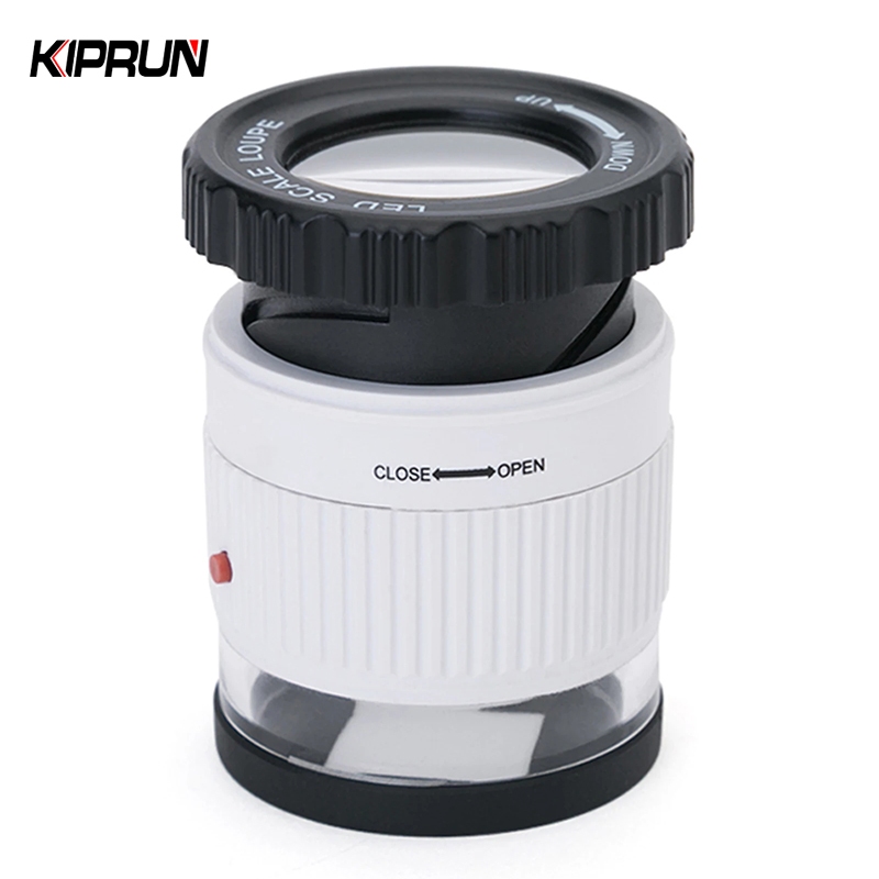 KIPRUN 30X Adjustable Magnification Magnifier, Magnifying Glass with ...