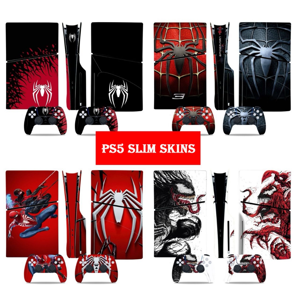 PS5 Slim Skin Stickers, Console and Controller Skins for PS5 Slim Disk ...