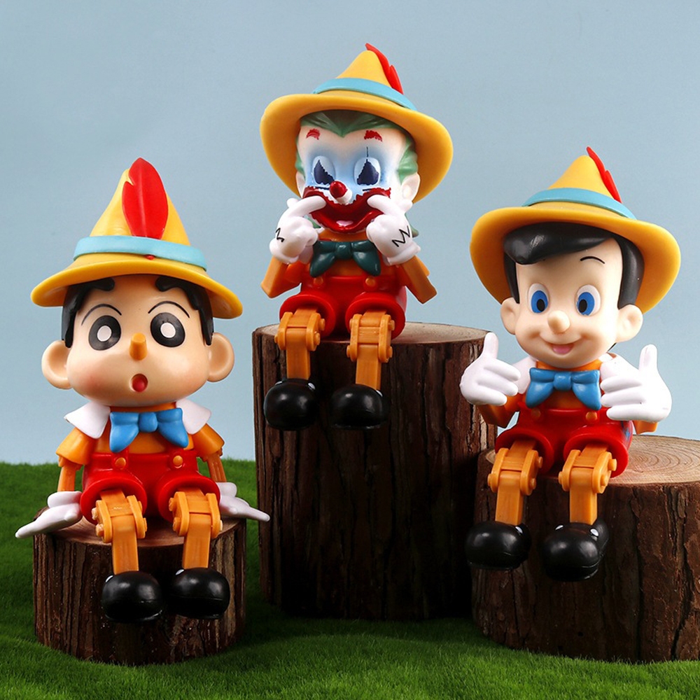 13-15cm Anime Crayon Shin-chan Figure Nohara Shinnosuke Cosplay Clown ...