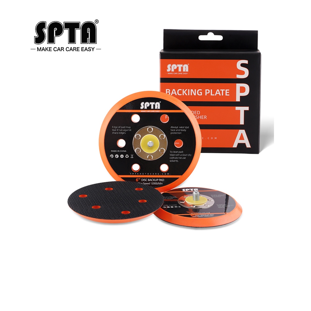 SPTA Backing Plate Buffer Pad Hook & Loop for Air Sander Dual Action ...