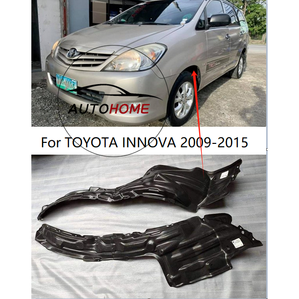 Front fender liner for TOYOTA INNOVA 2009 2010 2011 2012 2013 2014 2015 ...