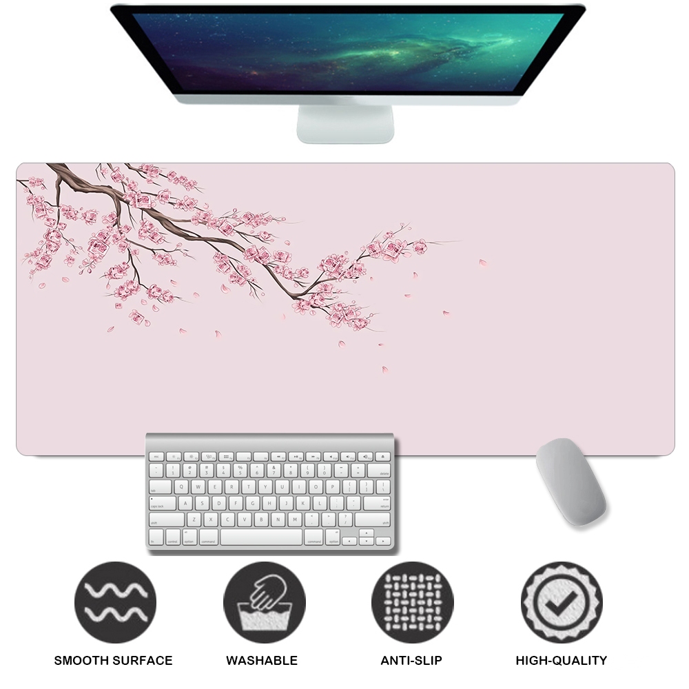 Pink Hazakura mouse pad Plus Size Gaming MousePads Table Mat Large Size ...