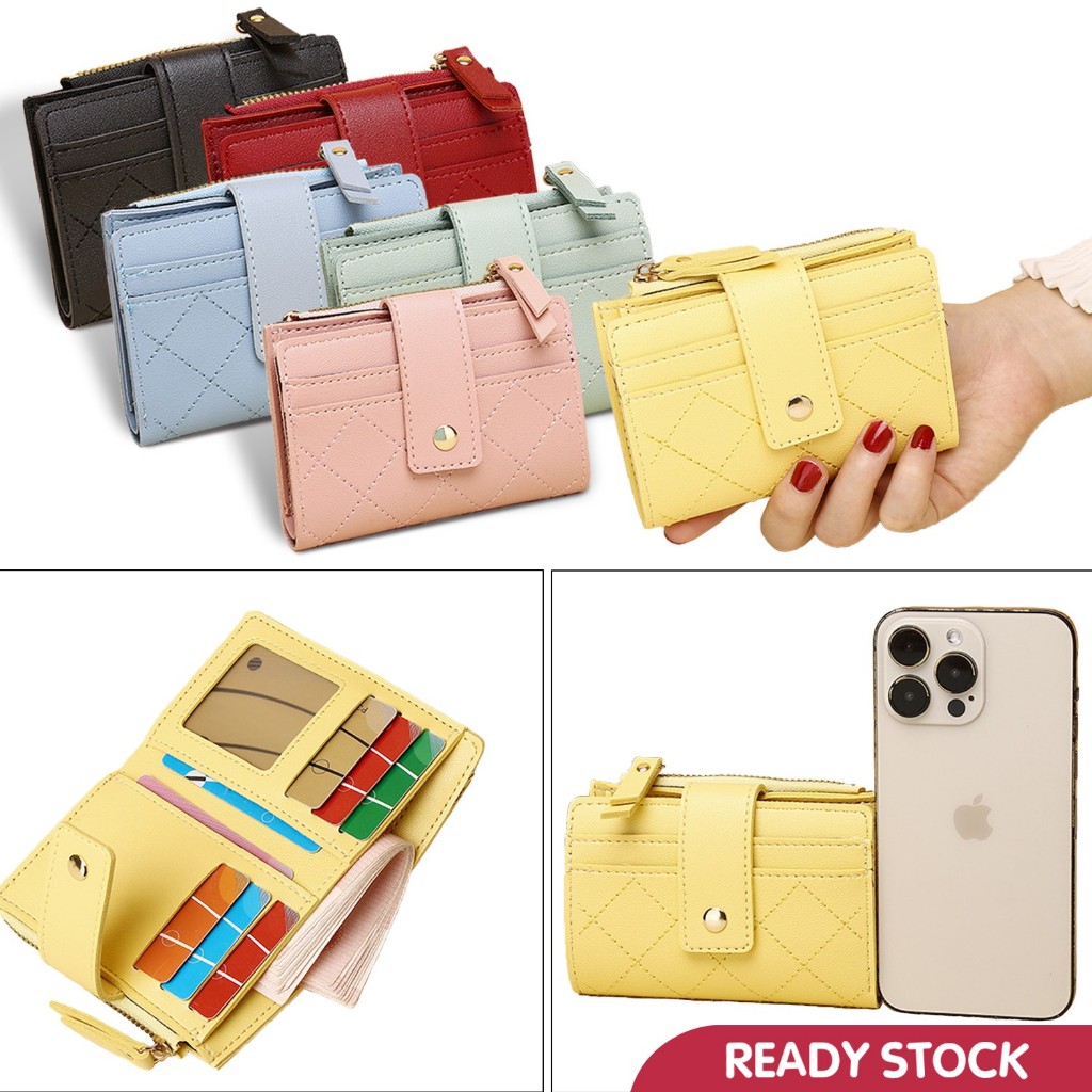 【Malaysia Stock】 Wallet Woman Coin Purse Korean Wallet Multi-card ...
