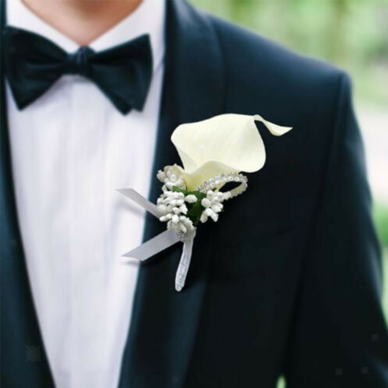 Wedding Berry Artificial Flower Corsage Groomsman Bridal Groom ...