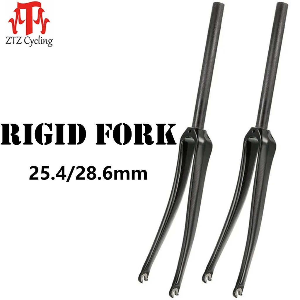 ZTZ 28.6mm 700C Ultralight Full Carbon Fiber Road Bike Rigid Fork ...