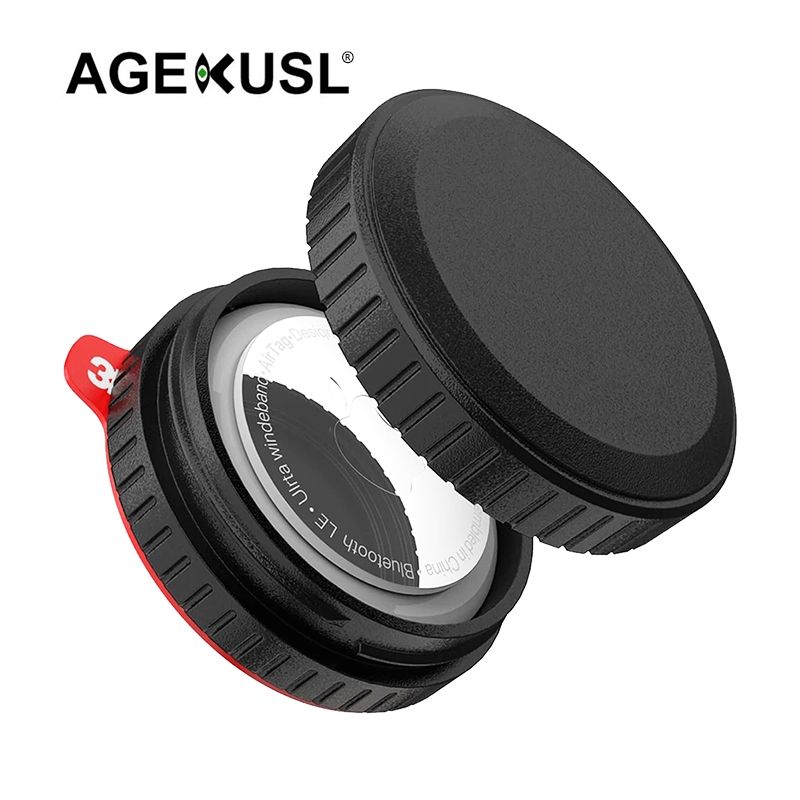 AGEKUSL Bike AirTag Mount Holder Anti Lost GPS Tracker IP68 Waterproof ...