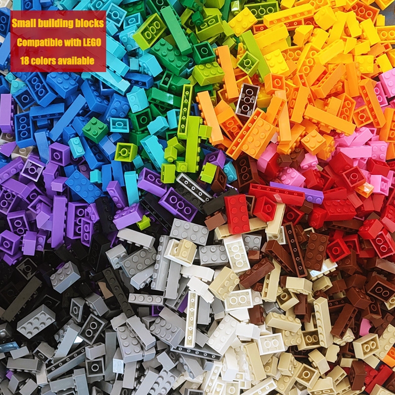 New Building Blocks Puzzle Diy Small Particles Miniature Building ...