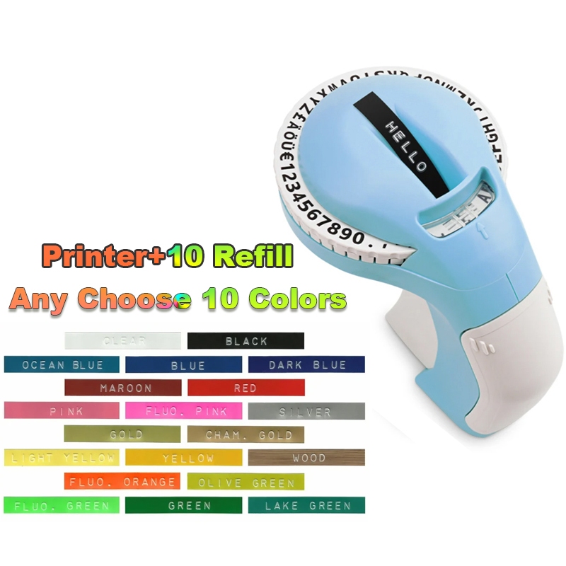 Labeling Machine 12965 Manual Labeller Print 9MM 3D Embossing Label ...