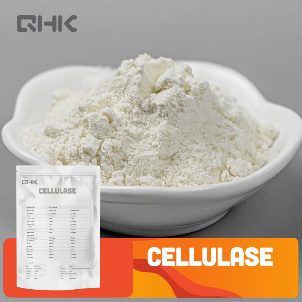 Factory supplies food grade cellulase 20000u/g hemicellulose plant ...