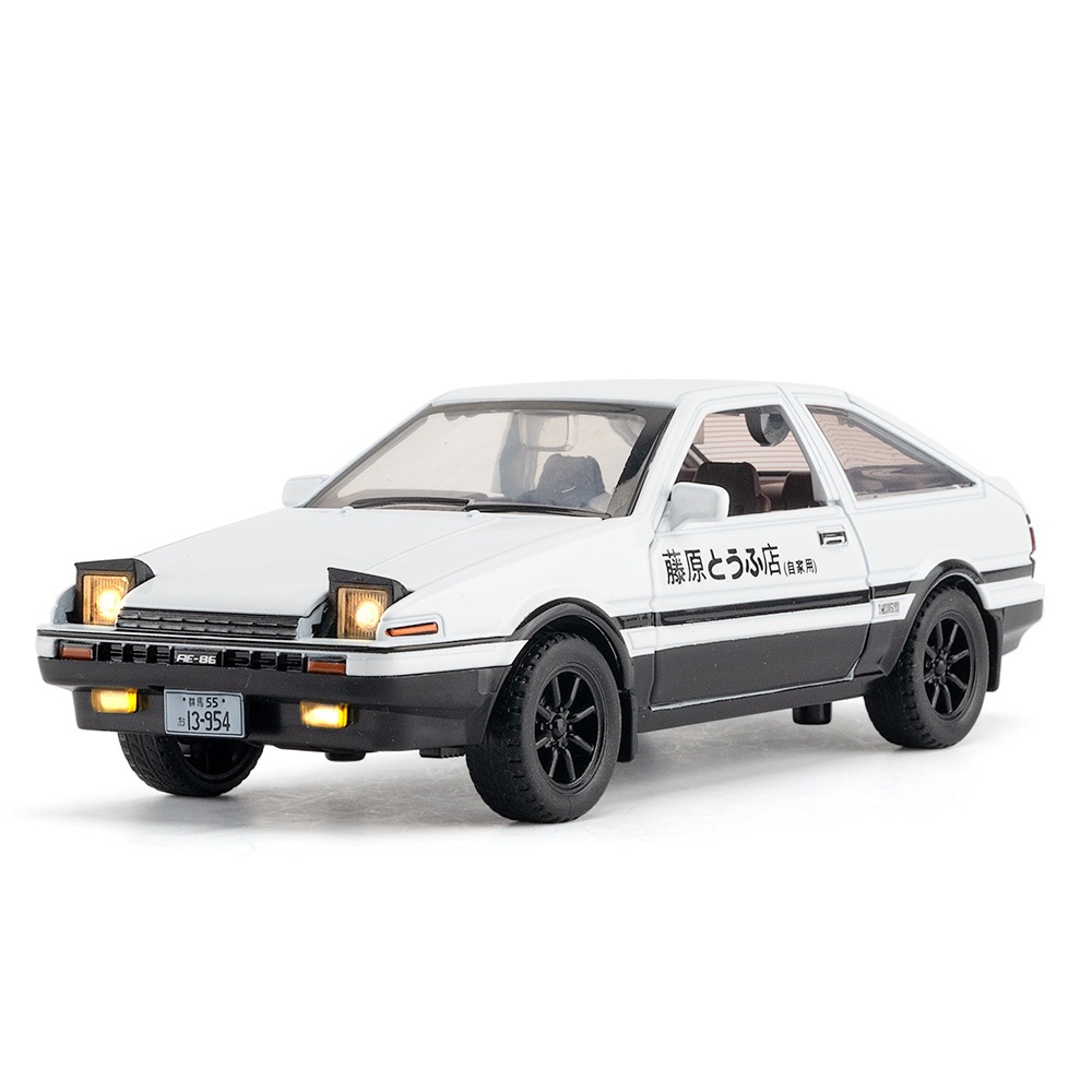 MINI AUTO Diecast model car 1:30 Initial D Toyota AE86 Car Models Alloy ...