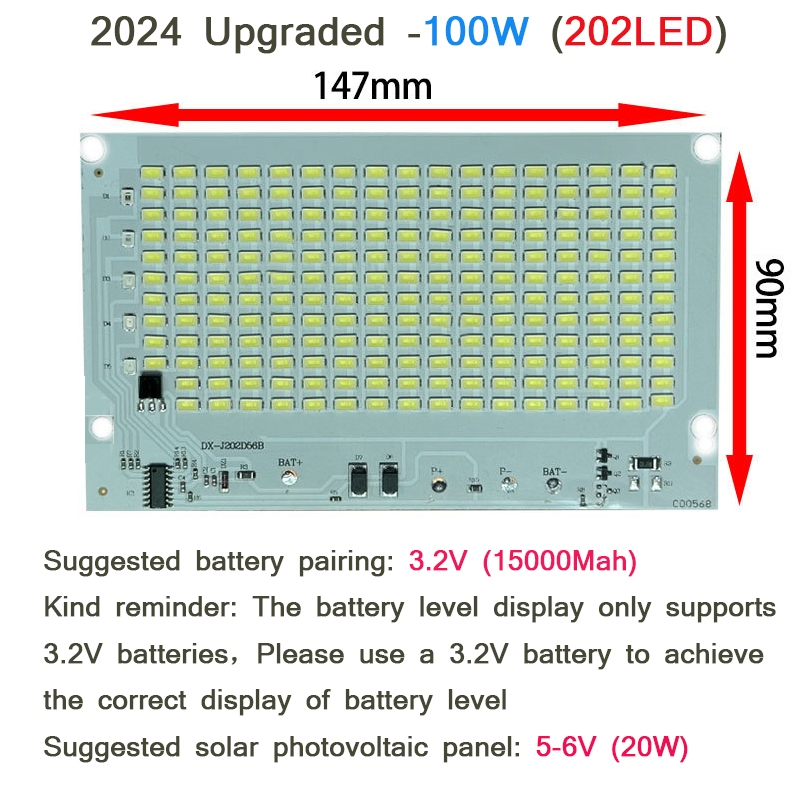 3.2V -6V solar street light light source board PCB light board general ...