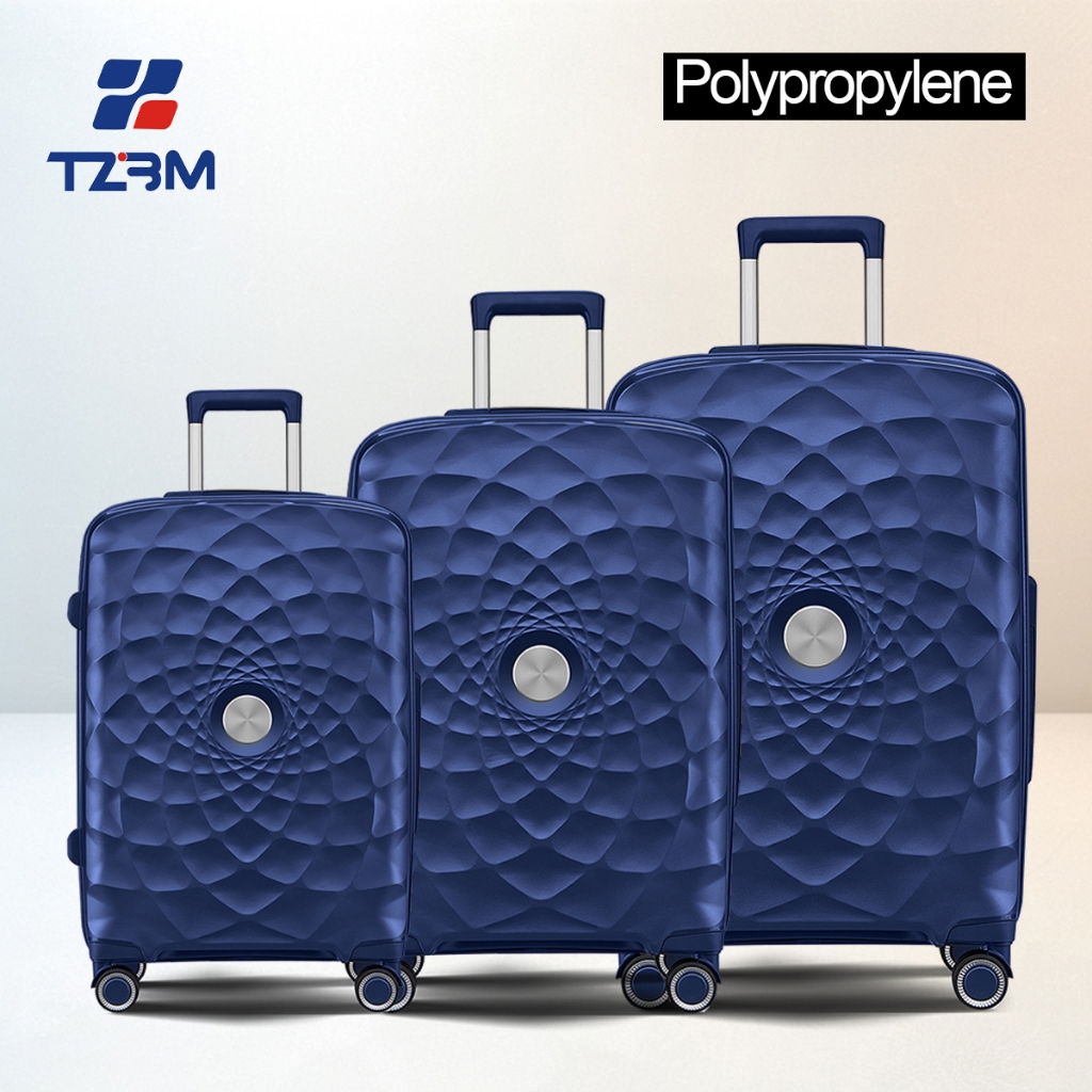TZJM polypropylene luggage TSA luggage PP luggage bag travel hand carry ...