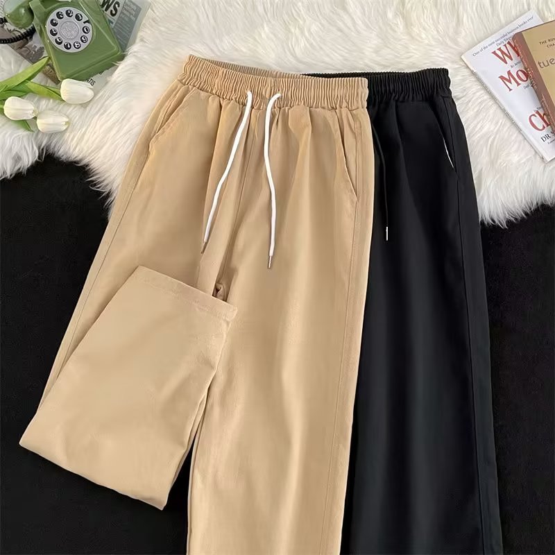 Ready Stock Cotton Seluar Perempuan Khakis Straight Cut Pants Women ...