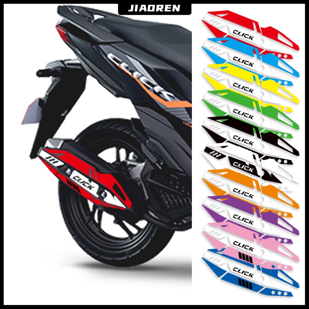 honda click 125i 150i 160 motorcycle exhaust muffler cover decorative ...