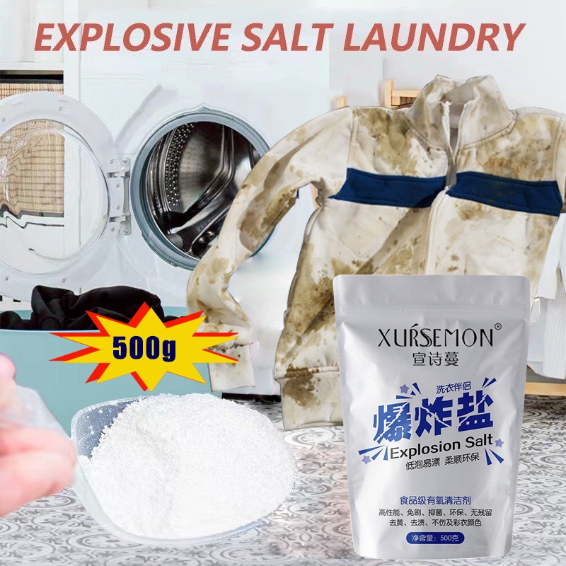 Pencuci cuci garam letupan Biological Enzyme Soaking Powder for Washing Powder Powerful Stain ...