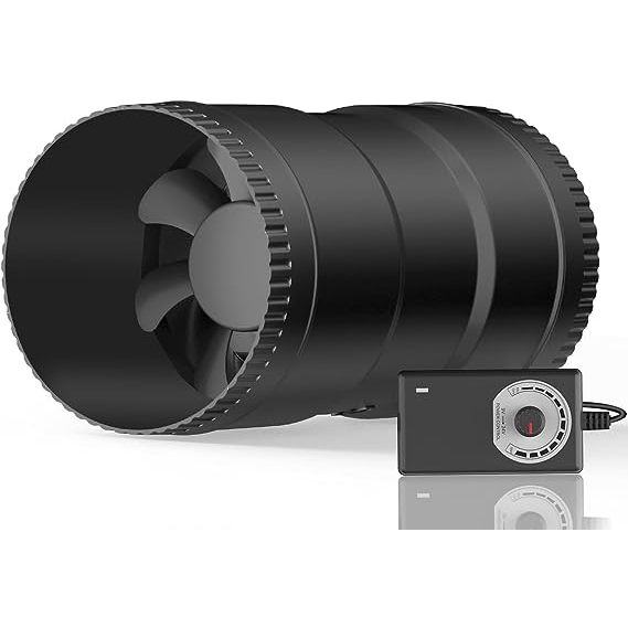 Hon&Guan 4/6 inch Inline duct fan electric exhaust fan with Speed ... Hon&Guan 4/6 inch Inline duct fan electric exhaust fan with Speed ...
