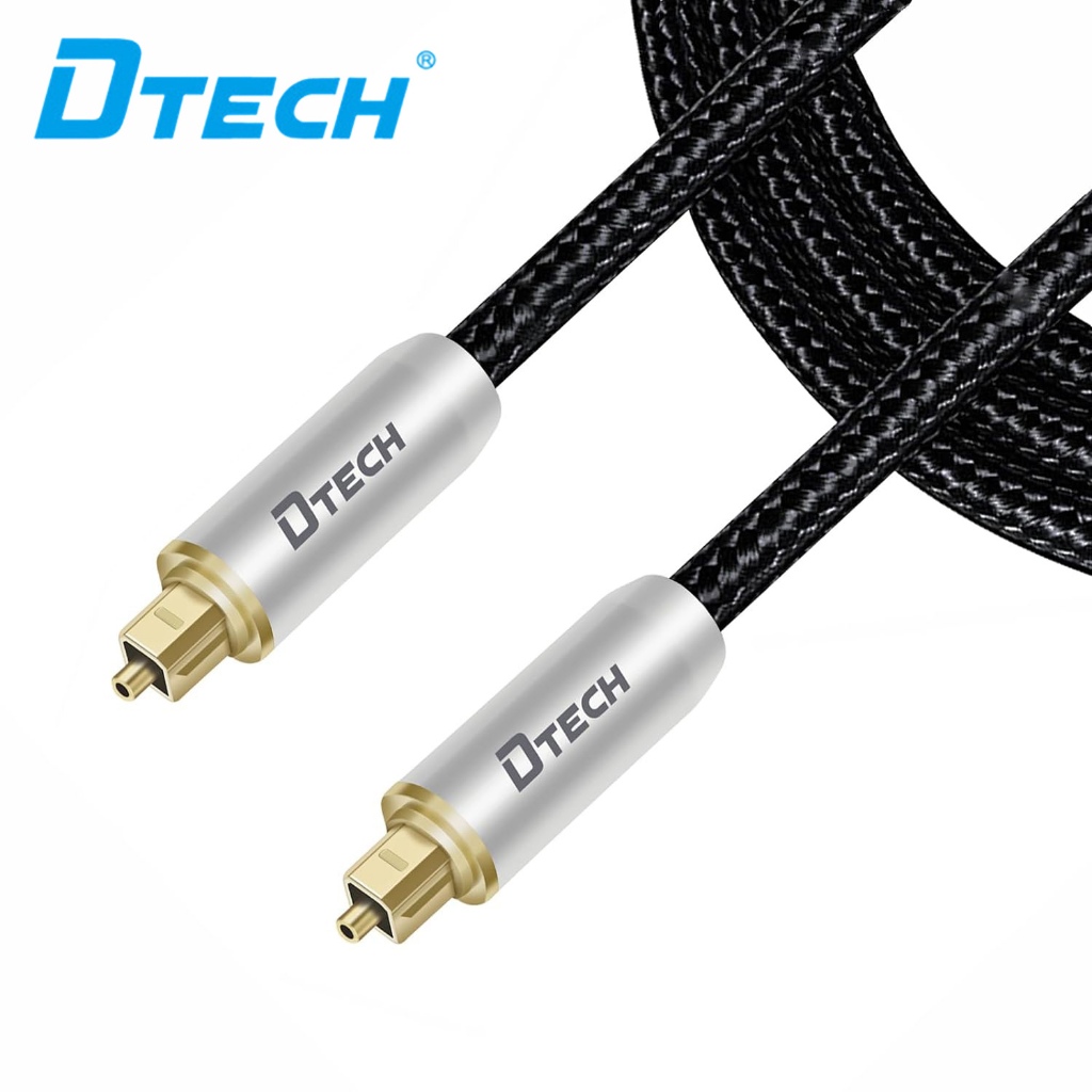 DTECH Digital Optical Audio Cable Toslink for TV Soundbar Receiver Home ...