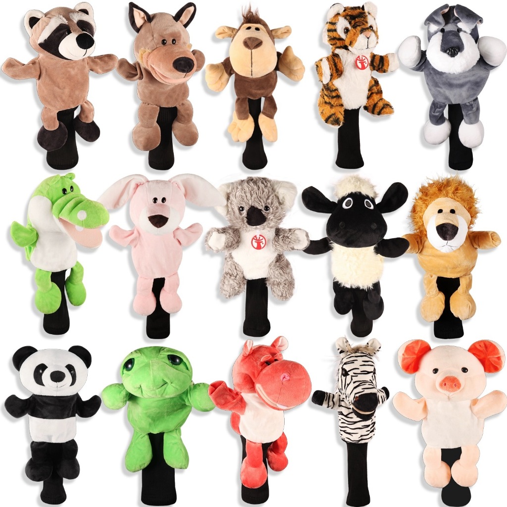 Golf driver cover No. 1 Wooden cover animal Cartoon Rabbit Trolley Head ...