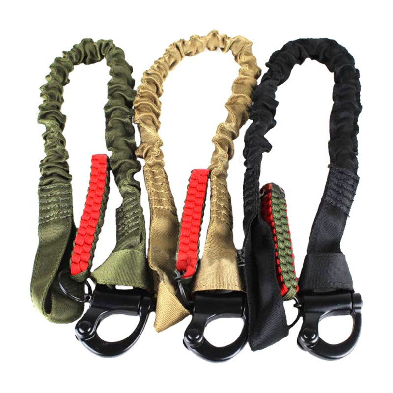 Outdoor Lanyard Tactical 55cm Adjustable Safety Rope Sling ...