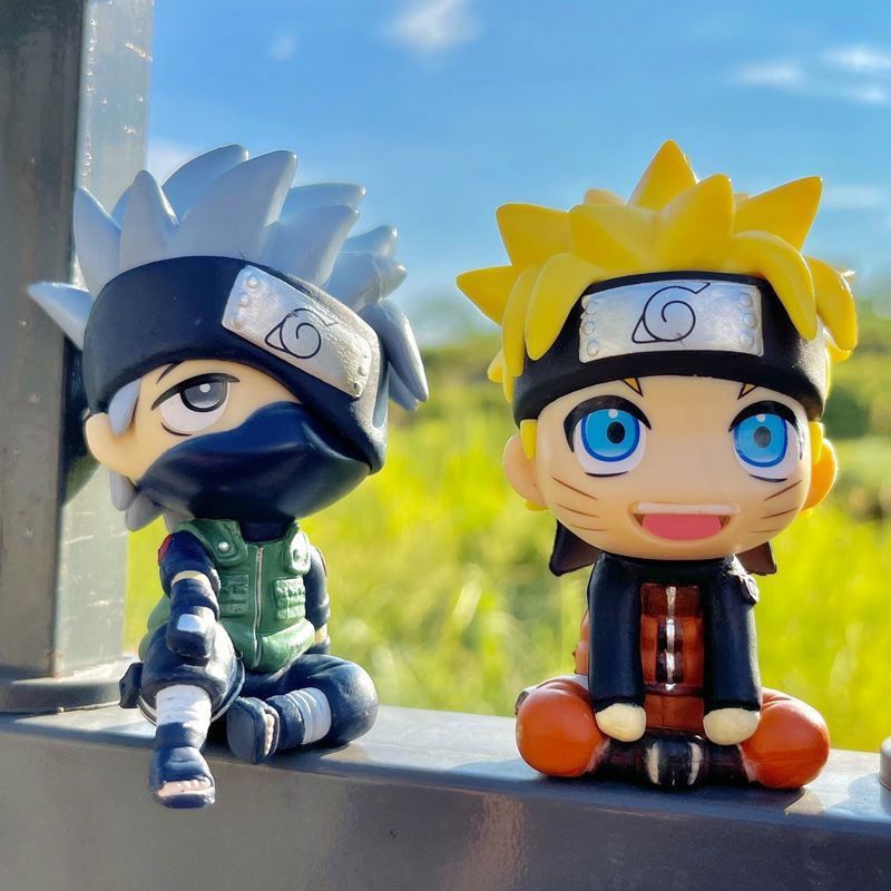 Uzumaki Naruto Q-version doll Hatake Kakashi and Naruto small doll ...