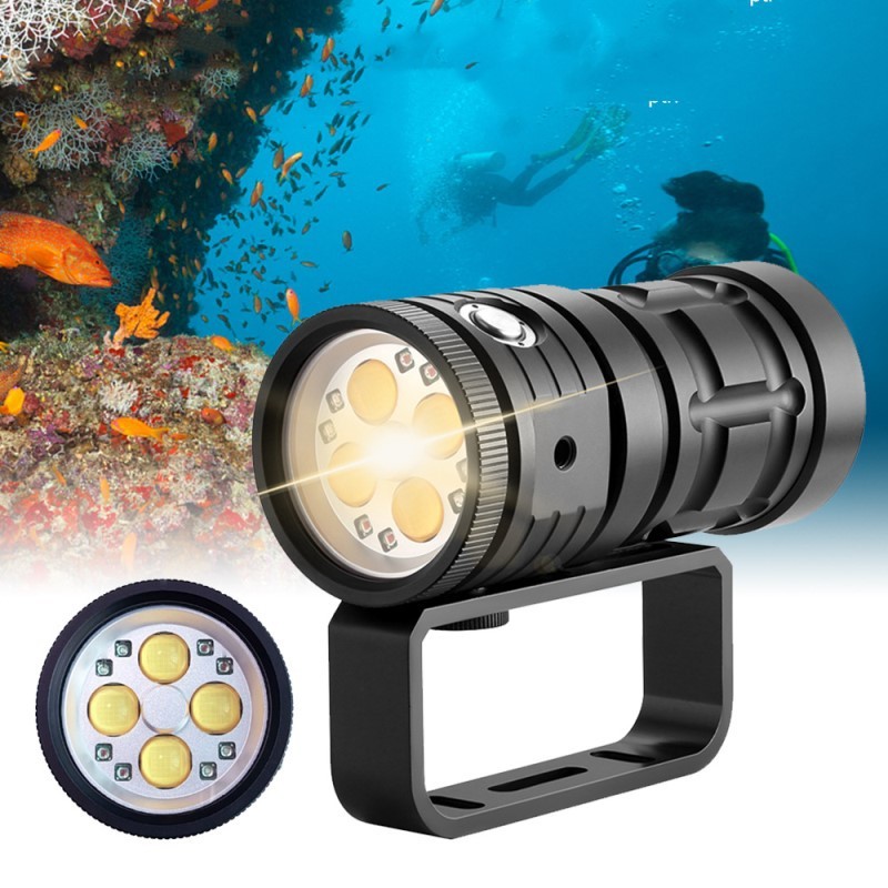 Diving camera light C0B white+red and blue light source super bright ...