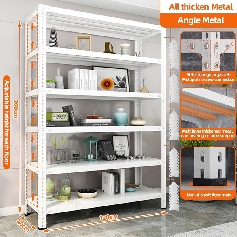 3-5 Tier Metal Boltless Rack Home kitchen Store Storage Rack Warehouse ...