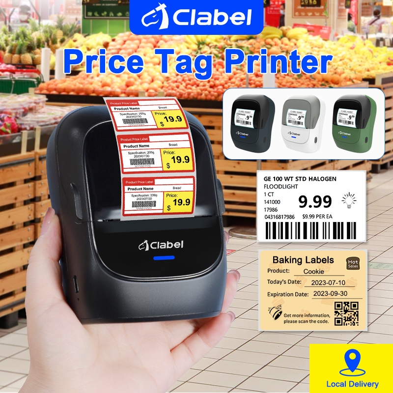【Local Delivery】Clabel 221B Wireless Bluetooth Thermal Sticker Printer ...