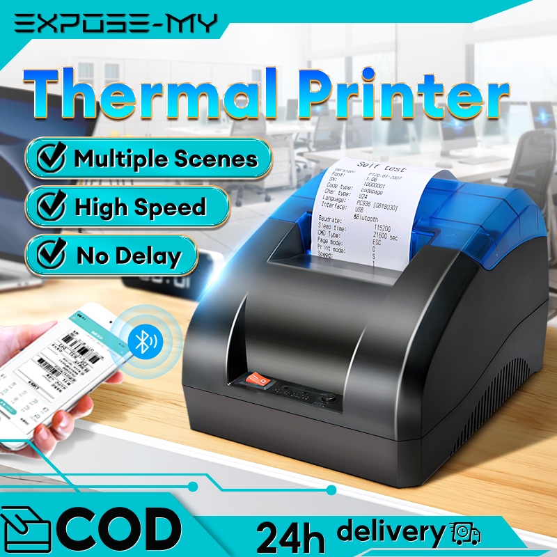EXPOSE Thermal Waybill Printer With BT & USB Interface (58mm) | Shopee ...