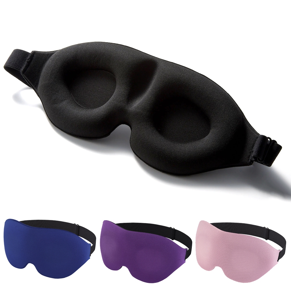 3D Eye Sleep Mask Contoured Cup Night Blindfold Light Blocking Eye ...