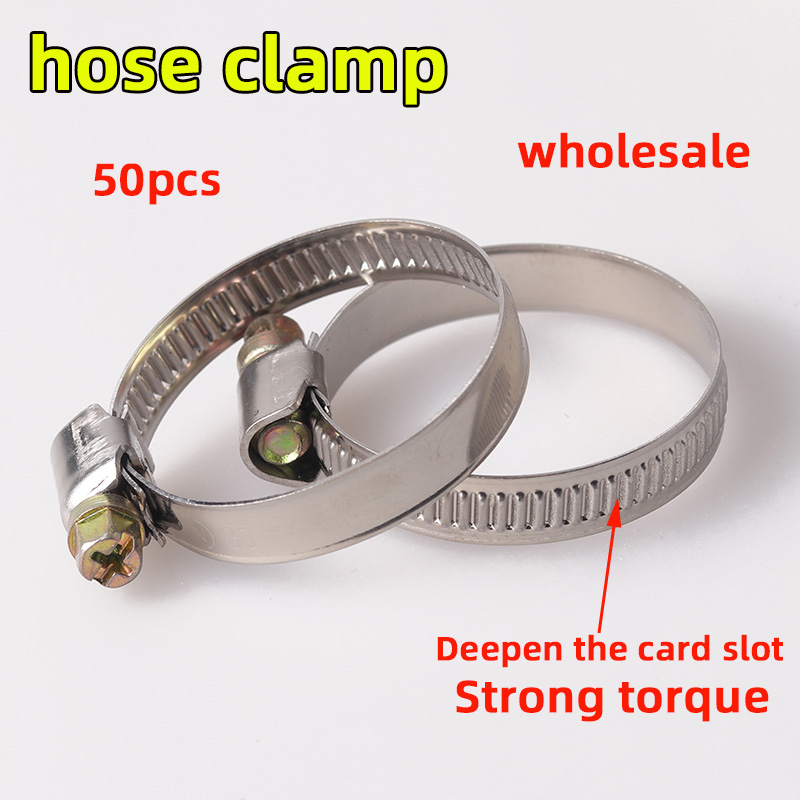 German Type High Quality Strong Stainless Steel Hose Clamp Hose Clip ...