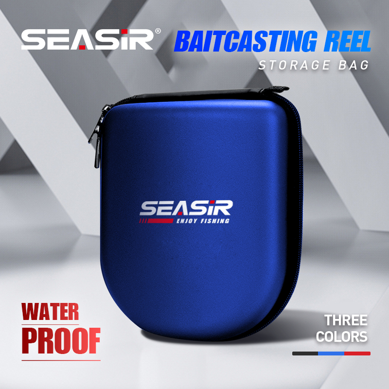SEASIR Baitcasting Fishing Reel Bag Black Blue Red EVA Water Drop reel ...