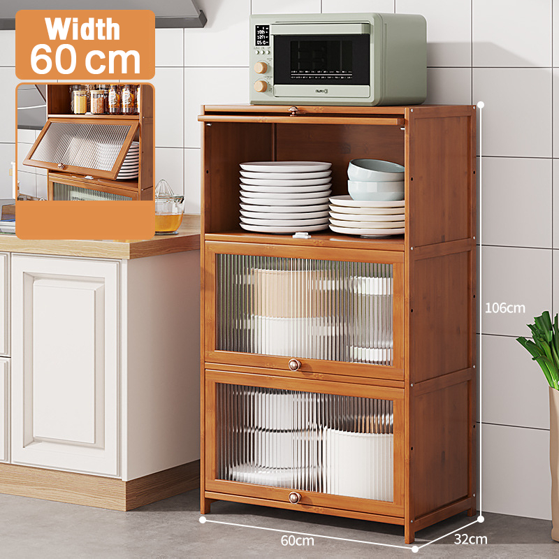 Vipek Cabinets kitchen storage rack bamboo Storage cabinets Kitchen ...
