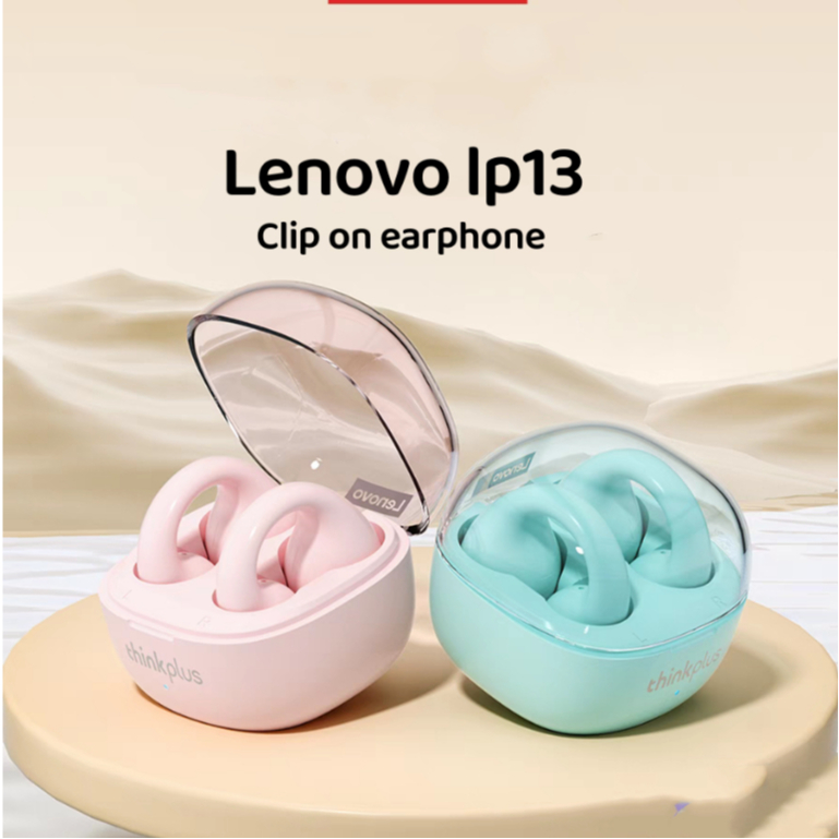 Original Lenovo LP13 wireless Bluetooth 5.3 clip on headphones with ...