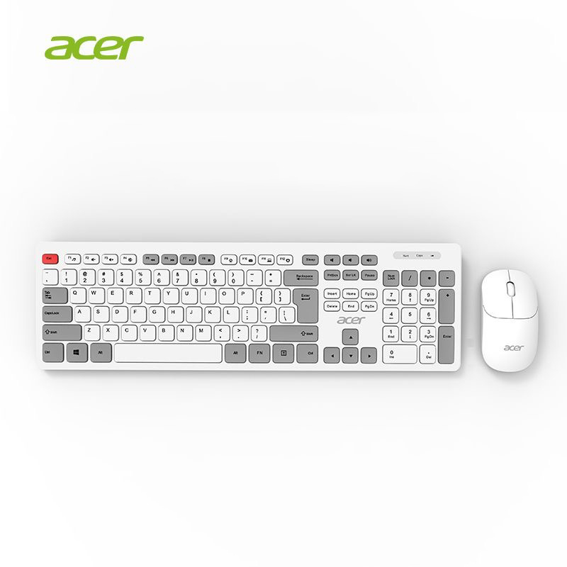 Acer Wireless Keyboard and Mouse Set OAK920 Three Speed DPI 2.4G ...