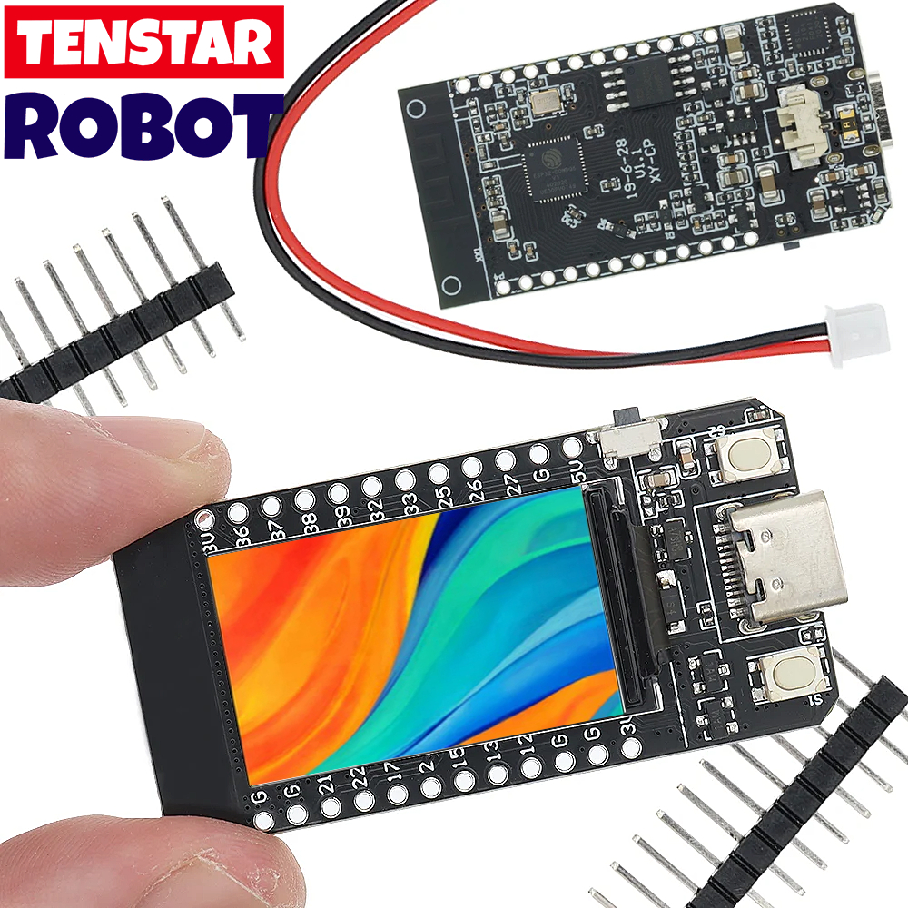 Ttgo T-Display ESP32 CH9102F 16MB WiFi and Bluetooth Module Development Board 1.14-inch LCD ...