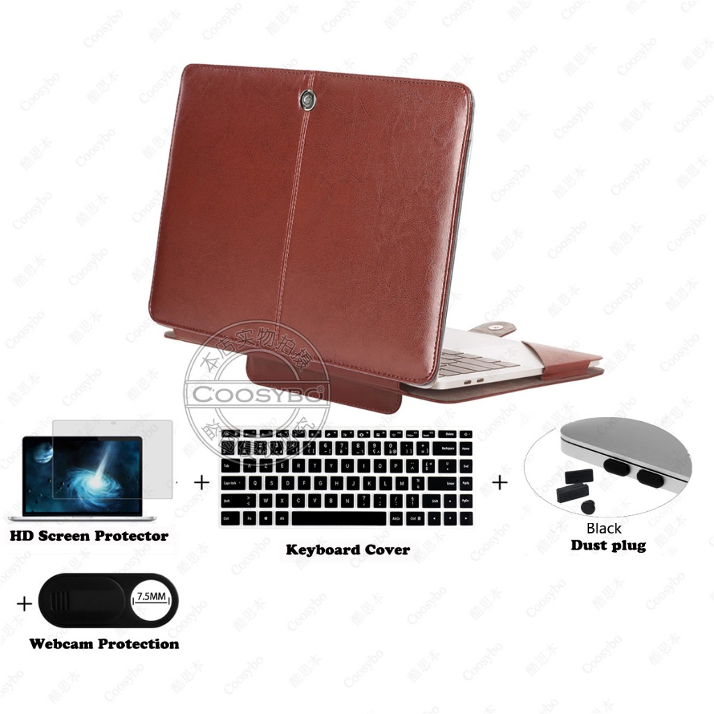 5in1 HP 15s Case One-piece Soft Leather For HP 14 Laptop 14s Pavilion ...