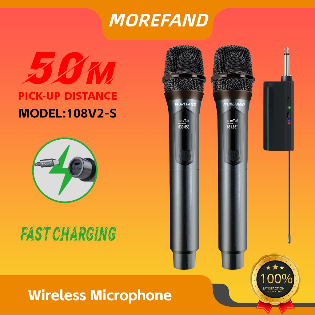 Wireless Microphone singing Wireless microphone rechargeable microphone ...