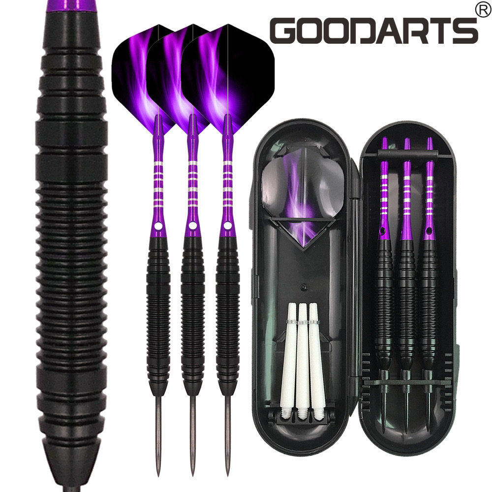 GOODARTS 3 pieces Steel Tip Dart Pin 22 g Wine Barrel Darts with ...