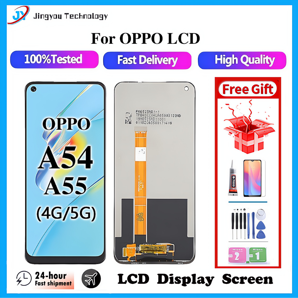 Original For OPPO A52 A54 A55 A95 4G 5G LCD Display Touch Screen Digitizer Assembly Replacement ...