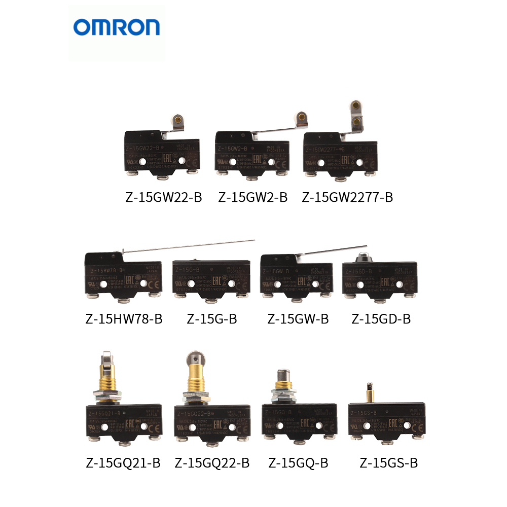 Omron Micro Switch Z-15GQ 15G 15H 15GW 15GW2 15GW22 15GW21 15GQ21 15GQ22 15GD 15GW4 15GQ8 15GS-B ...