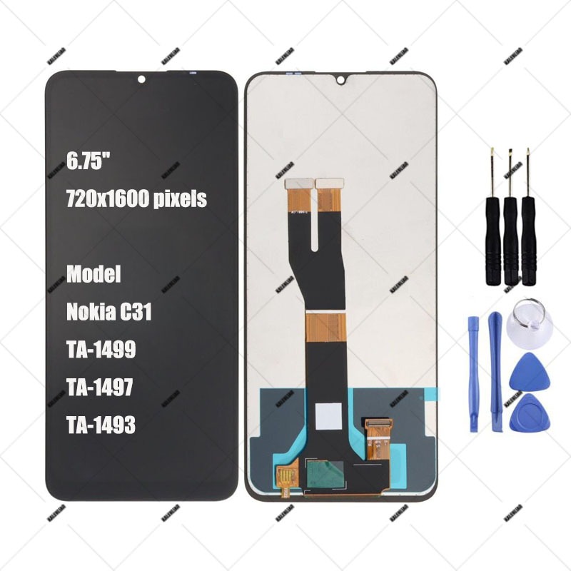 For Nokia C31 C32 C22 C100 LCD Display Touch Screen Digitizer Assembly ...